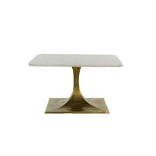 Light & Living Rickerd Coffee Table in White Marble – Shropshire Design
