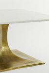Light & Living Rickerd Coffee Table in White Marble – Shropshire Design