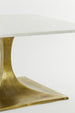Light & Living Rickerd Coffee Table in White Marble – Shropshire Design