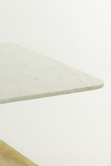 Light & Living Rickerd Coffee Table in White Marble – Shropshire Design