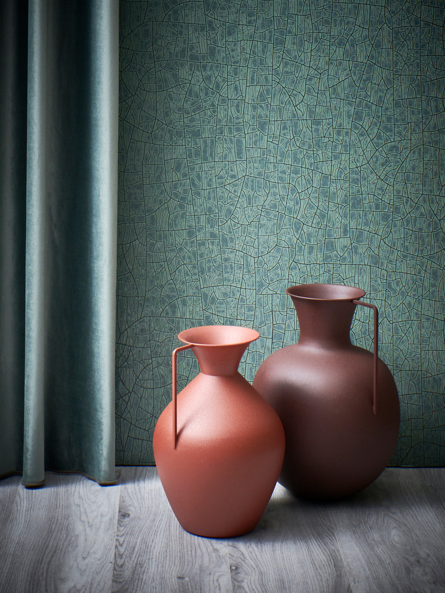 Pols Potten Roman Vases with Powder Coated Iron – Set of 3 – Shropshire ...