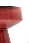 Light & Living Dakwa Side Table in Burgundy Glass – Shropshire Design