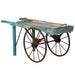 Kuaza Cart Unit with Blue Distressed Finish – Shropshire Design