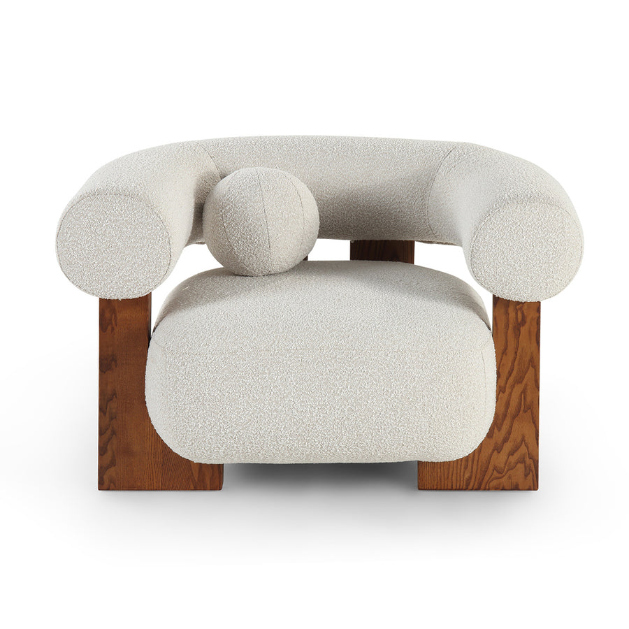 Liang & Eimil Epic Occasional Chair in Boucle Sand – Shropshire Design