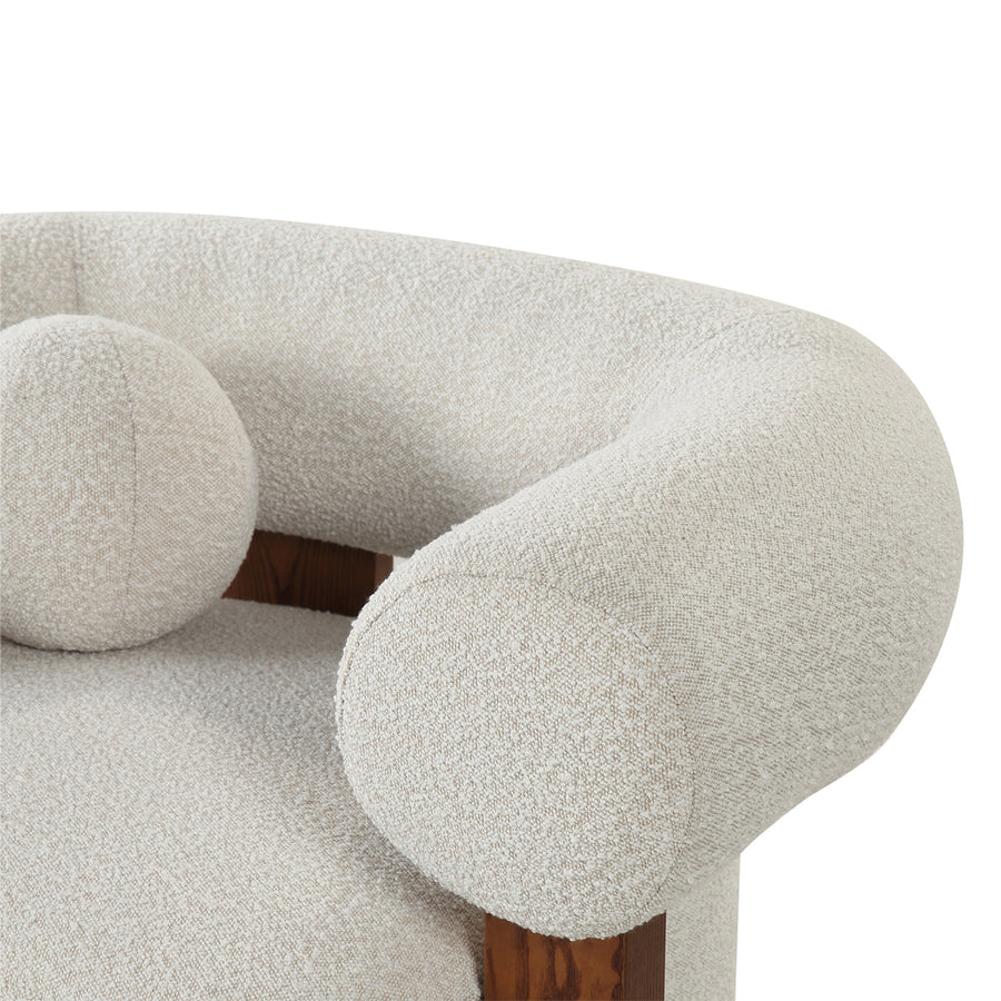 Liang & Eimil Epic Occasional Chair in Boucle Sand – Shropshire Design