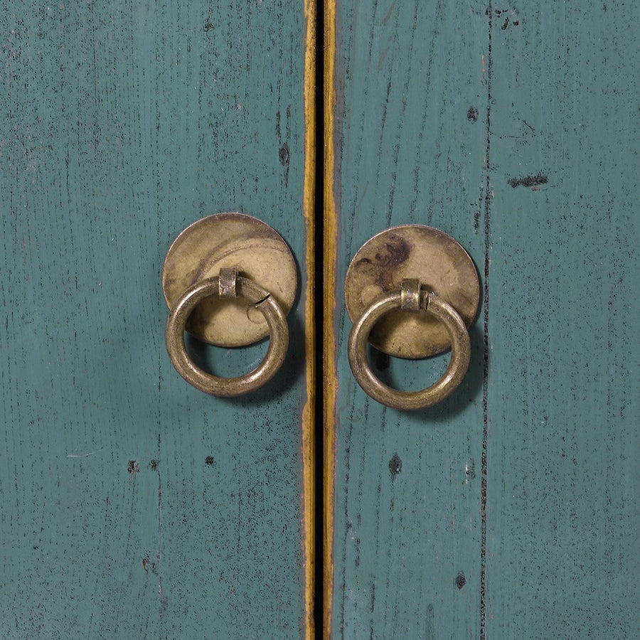 Lingbao Turquoise Sideboard with 4 Doors and 3 Drawers – Shropshire Design