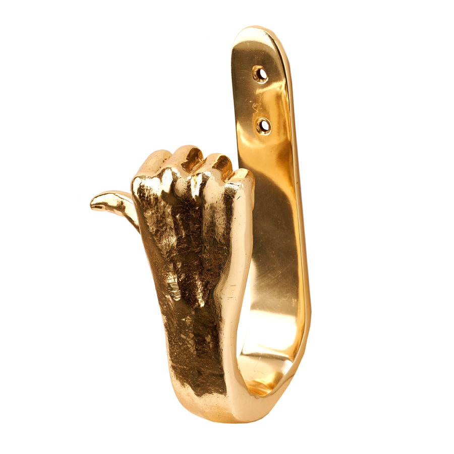 Pols Potten Thumbs Up Hand Hook in Gold – Shropshire Design
