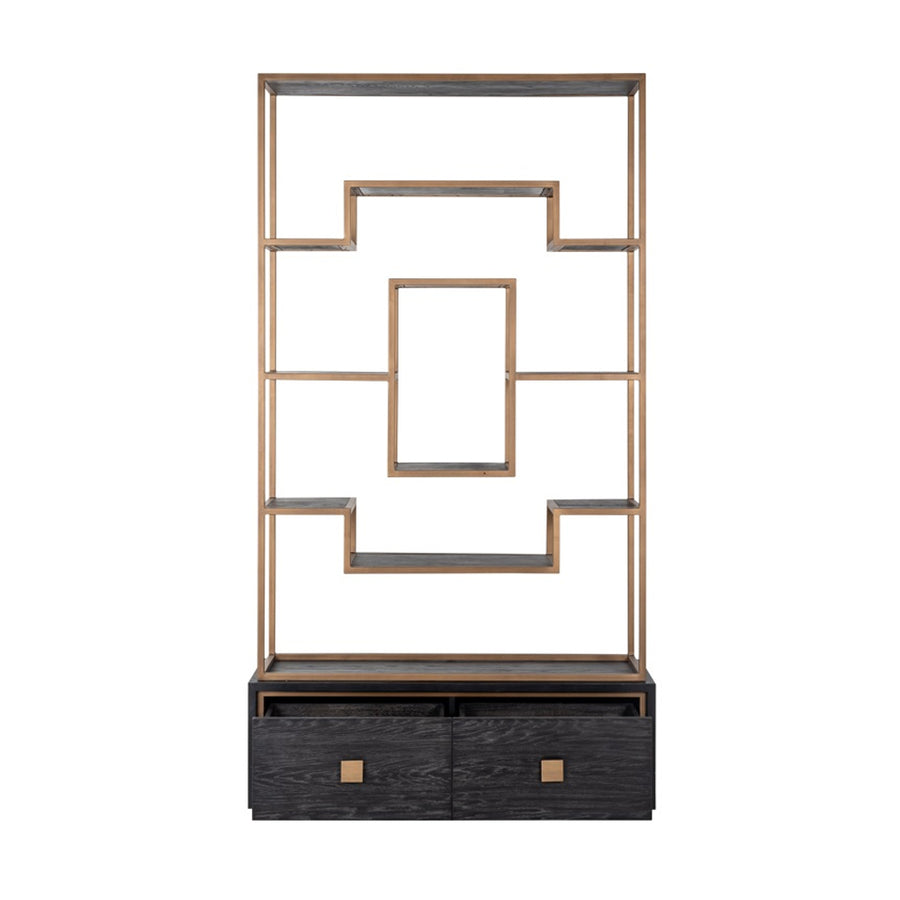 Richmond Interiors Hunter Display Unit with 2 Drawers – Shropshire Design