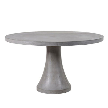 Barbican Round Concrete Table in Grey – Shropshire Design